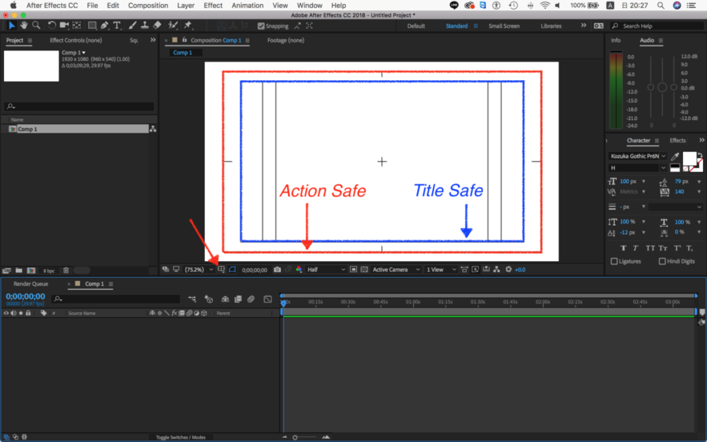 【After Effects】アクションセーフの変更方法 | kotsu x kotsu - プラグイン&アドオン